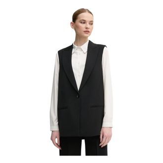 Marc Aurel Button Tailored Gilet - - Jackets - Damen - Schwarzk - XS
