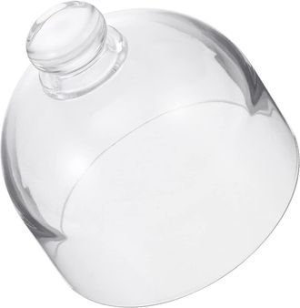 BESTONZON Glashaube Glasglocke Glaskuppel Kuchenglocke Kuchenhaube Tortenglocke Servierglocke Tortenhaube K&auml;seglocke Speiseglocke f&uuml;r Kuchen Dessert Weihnachten