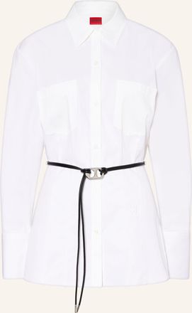 HUGO BOSS Hugo Hemdbluse Everlee weiss