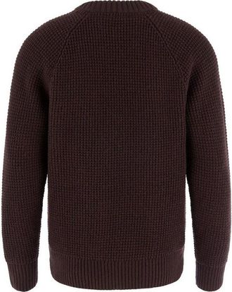 Fj&auml;llr&auml;ven Sweatshirt &ouml;vik Waffle Knit M Komfortabler Herrenpullover aus Wolle mit hervorragender