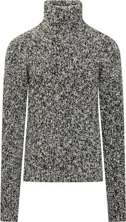 Dolce & Gabbana Homme, Pulls, Noir, Taille: M Col roul&eacute; en m&eacute;lange de laine