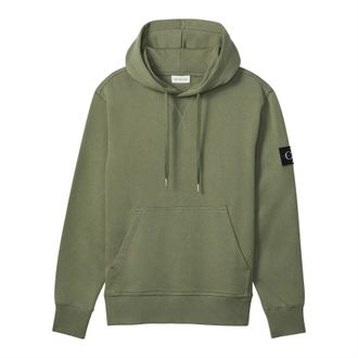 Calvin Klein Kapuzenpullover f&uuml;r Herren, Abzeichen (Dunkles Flechtengr&uuml;n)