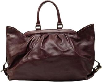 Fendi Sac &agrave; main vintage Pre-owned &agrave; poign&eacute;es sup&eacute;rieures - Femme - Pre-owned - Brun - Taille: ONE Size