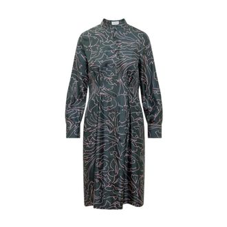 Ferragamo Robe Chemisier - Femme - Robes - Vert - Taille: 34 FR
