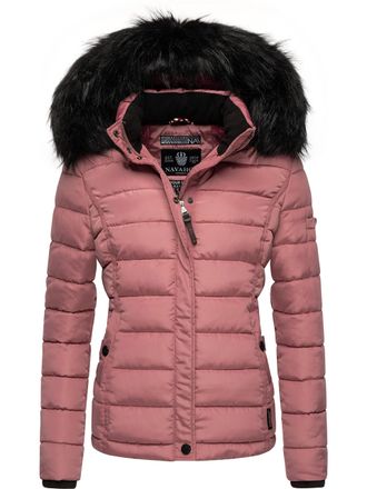 Navahoo Damen Winterjacke Miamor Dark Rose Gr. S