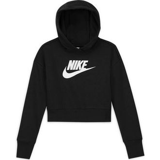 Nike Kinder CLUB FT CROP HOODIE HBR