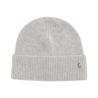 Ralph Lauren Bonnet en laine c&ocirc;tel&eacute;e - Homme - Accessoires - Gris - Taille: ONE Size