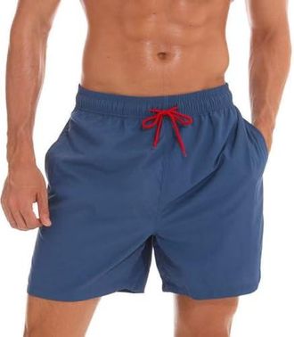 Generic HUIWDP Short de bain d&eacute;t&eacute; pour homme - Style d&eacute;contract&eacute; - Surf - Short de sport - Taille &eacute;lastique, A13, XXL