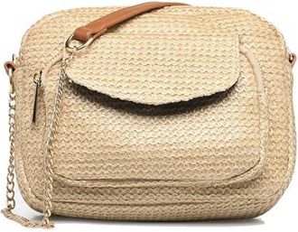Pieces Pieces Sac Bandoulière à Grandes Poches Odette Camel Ref: 17139034 taille U