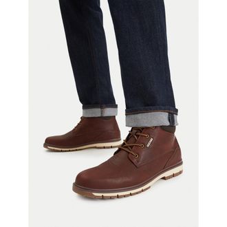 Gino Lanetti Schn&uuml;rschuhe Lanetti CEO-8468-2 MBS Braun