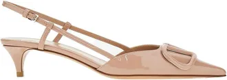 Valentino Garavani Patent leather slingback pumps Woman 40+