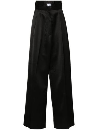 Almaz pantalon court à taille haute - Noir