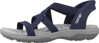 Skechers Femme, Sport, Bleu, Taille: 35 EU Reggae Slim Stretch Flex