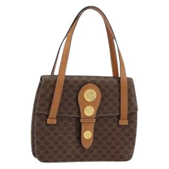 Celine Sac bandouli&egrave;re Pre-owned en toile Vintage - Femme - Pre-owned - Brun - Taille: ONE Size
