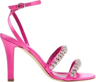 Manolo Blahnik Femme, Chaussures, Rose, Taille: 39 1/2 EU Vedada Stiletto Sandales