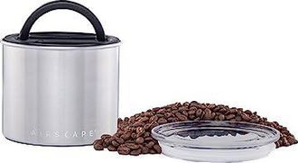 Airscape Airscape Edelstahl-Kaffeebehälter - Aufbewahrungsbehälter für Lebensmittel - Patentierter luftdichter Deckel - Erhaltung der Lebensmittelfrische durch