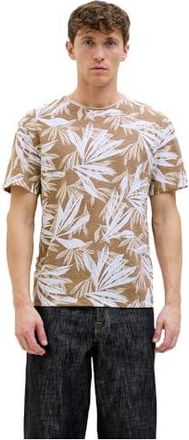 Jack & Jones Jjebryan AOP T-Shirt S/S &agrave; col Rond Noos, Kaki, XXL Hommes