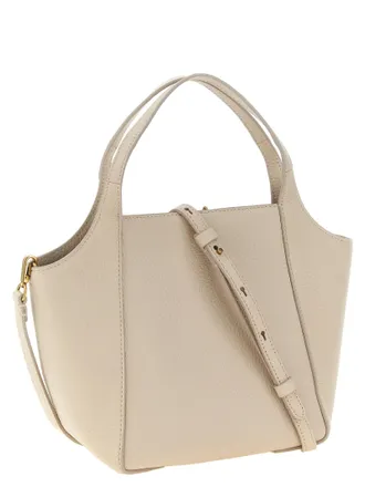 Brunello Cucinelli Sartorial Bucket Top Handle Bag - Beige