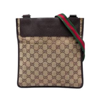 Gucci Pre-owned Canvas Crossbody Bag - - Pre-owned - Damen - Beige - ONE SIZE