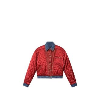 Isabel Marant Veste Devyna en satin matelass&eacute;