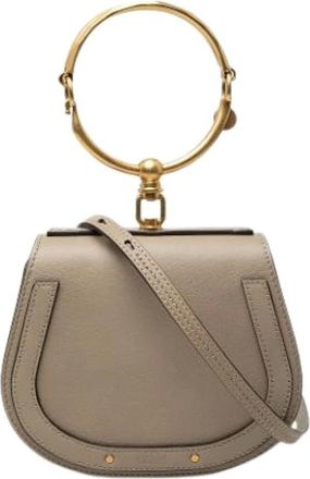 Chlo&eacute; Sac &agrave; main Nile Pre-owned - Femme - Pre-owned - Gris - Taille: ONE Size