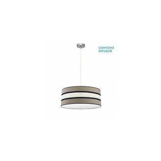 Fabrilamp Fabrilamp - Zweifarbige Pendelleuchte 3Lights Taupe/Beige Modell Karla