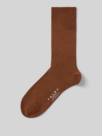 Falke Socken aus elastischem Schurwolle-Mix mit Baumwoll-Anteil
