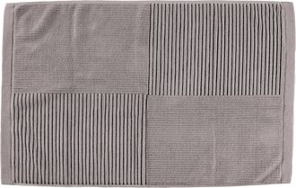 Zone Denmark Classic Badematte, Badteppich rutschfest, Duschvorleger f&uuml;rs Badezimmer aus 100% Baumwolle, Waschbar, 80 x 50 cm, Gull Grey (Grau)