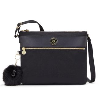 Kipling Ambrosia Damen Schwarze Umh&auml;ngetasche
