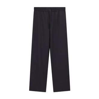 Ami Homme, Pantalons, Noir, Taille: L Wide Pantalons