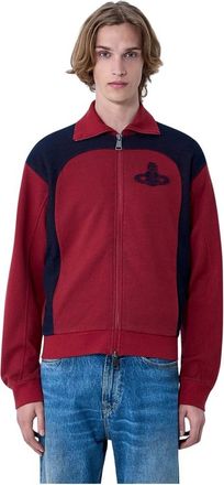 Vivienne Westwood Homme, Sweatshirts et sweats &agrave; capuche, Rouge, Taille: L Alien Track Jacket