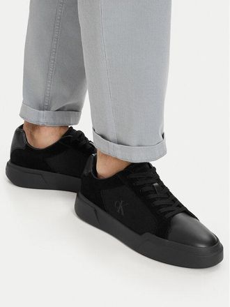 Calvin Klein Sneakers Chunky Cupsole Laceup Cv Mix HM0HM02238 Schwarz