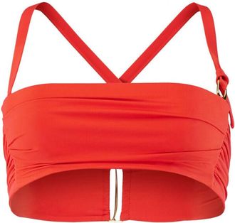 Jacquemus Klassisches Bandeau-Bikinioberteil - Orange
