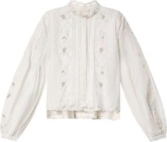 Isabel Marant Blouse Ruba manches longues brod&eacute;e