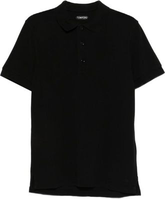 Tom Ford Homme, Tops, Noir, Taille: M Piquet Polo