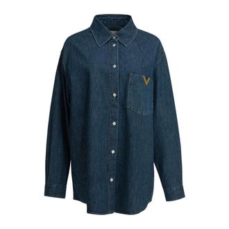 Valentino Damen, Blusen & Hemden, Blau, XSGr&ouml;&szlig;e