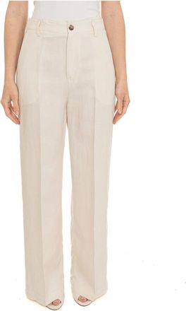 Woolrich Femme, Pantalons, Blanc, Taille: W30 Soft trousers