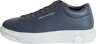 A|X Armani Exchange Homme, Chaussures, Bleu, Taille: 41 EU Baskets Basses Classiques