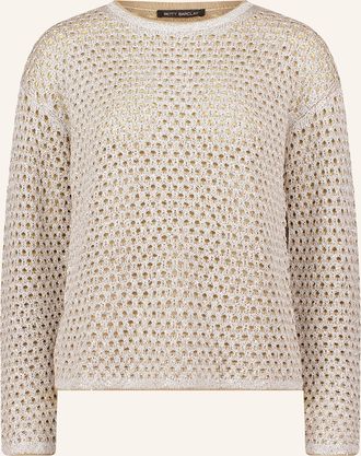 Betty Barclay Pullover Mit Glitzergarn beige