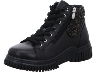 Gemini Damen Stiefelette Leder mit gepolstertem Schaft und Plateau 342449-19, Gr&ouml;&szlig;e:40 EU, Farbe:Schwarz