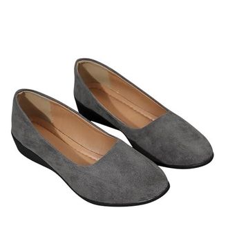 Generic Chaussures &agrave; enfiler d&eacute;contract&eacute;es et confortables pour femme, couleur unie, respirantes, l&eacute;g&egrave;res, confortables, &agrave; talon bas, pour le travail, le bure
