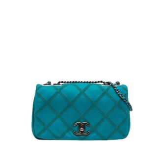Chanel Pre-owned Quilted Flap Shoulder Bag - - Pre-owned - Damen - Blau - ONE SIZE