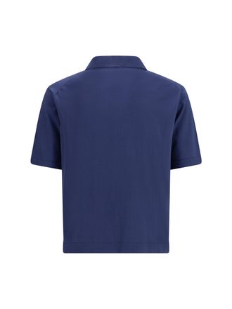 PIACENZA 1733 Mens Cotton Polo Blu Indaco Shirts T-shirts And Polos