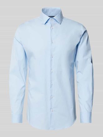 s.Oliver Black Label Shaped Fit Businesshemd aus Baumwoll-Stretch