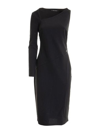 Karl Lagerfeld Robe Au Genou - Noir