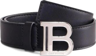 Balmain Logo Buckle Belt - - Accessories - unisex - Schwarzk - 3XL