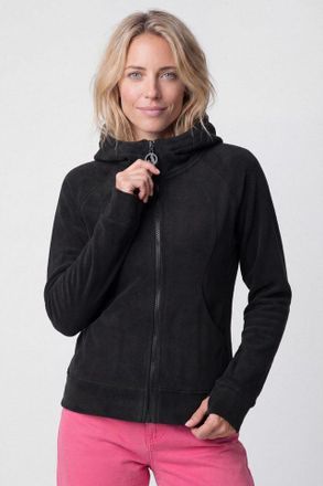 Alife And Kickin Fleecejacke Damen AyuAK F Fleecejacke Kapuze, Jacke Weiches Fleece mit Kapuze, Eingrifftaschen und Rei&szlig;verschluss