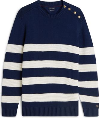 Tommy Hilfiger Pullover New York Label Relaxed Breton Stripe