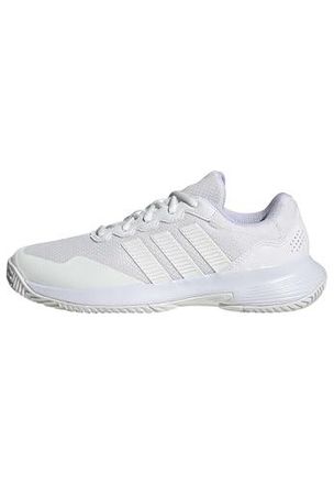 adidas Femme GAMECOURT 2 Tennis Shoes, FTWR White/FTWR White/FTWR White, 39 1/3 EU