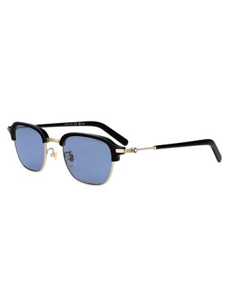 Montblanc MB0390S Metal Club Frame Sunglasses - Gold
